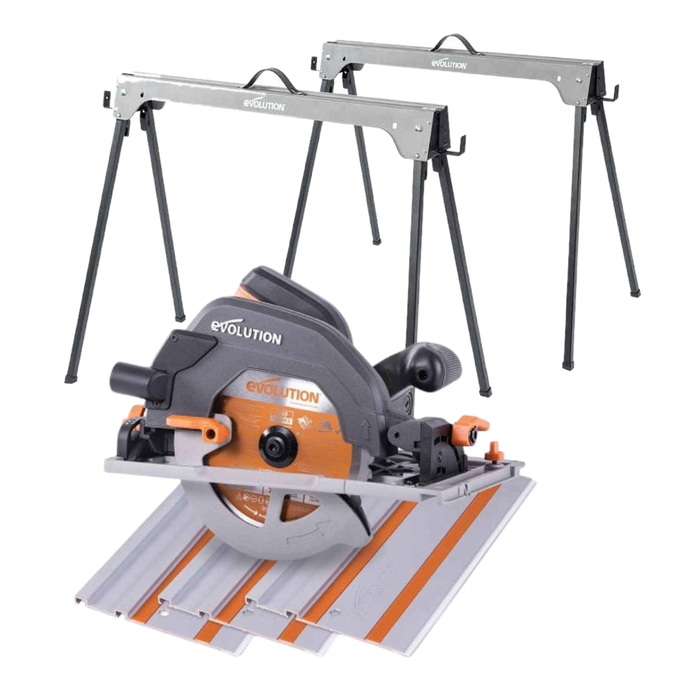 Pachet fierastrau circular de mana Evolution R185CCSX + mini sina de g ...